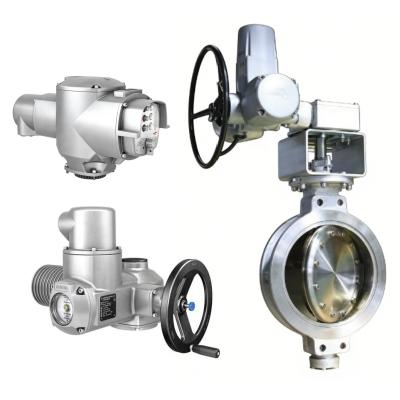 China NEWAY TC Triple Offset Butterfly Valve with AUMA SG Actuator for Power Plant Chemical Industry for sale