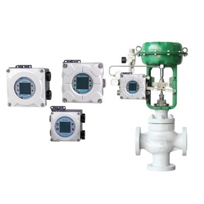 China Shanghai Lanlin Pneumatic Three Way Control Valve with Valmet Me-tso Neles NDX Smart Valve Controller for sale
