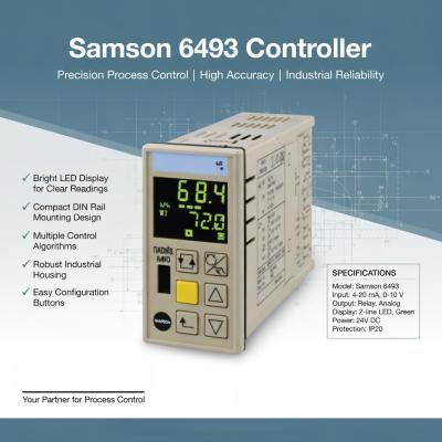 China Samson 6493 Process Controller Temperature Pressure Flow Control Process Automation for sale