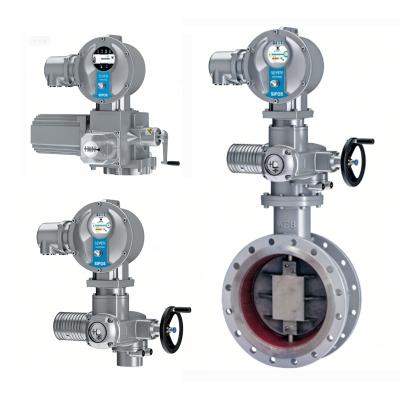 China SIPOS SEVEN 2SQ7 Electric Actuator with KOSO 620S Triple Eccentric Butterfly Valve Thermal Power Petrochemical for sale