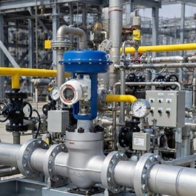 China Chinese Control Valve with Logix Flowserve Positoner 420 Serial 420-47-W1D-10 for Oil and Gas Pinepline Pressure Control Stock for sale