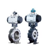 China Pneumatic Butterfly Valves Triple Eccentric Quadruple Eccentric Hard Seal Butterfly Valves for sale