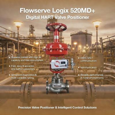 China Flowserve Logix 520MD Digital Smart Diagnostics Pneumatic Control Valve Positioner for sale