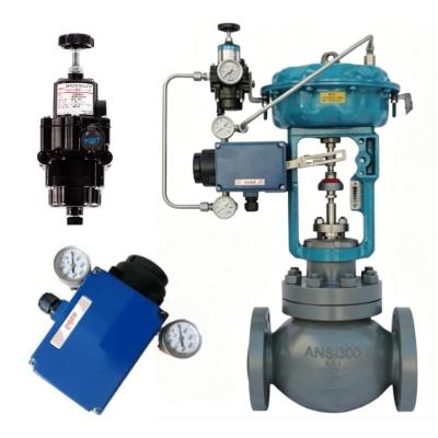 China Wuzhong Quick Change Single Seat Control Valve ATS APS with AZBIL AVP300 Positioner Rotork YT200 Regulator for sale