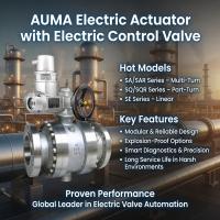 China AUMA Electric Actuator SA SQ Valve Actuator Multi Turn Part Turn Water Treatment Power Plant for sale
