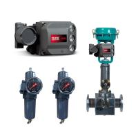 China Chongqing Chuanyi Control Valve with Fi sher DVC6200 Smart Digital Valve Positioner with 67DFR Filter Regulator for sale