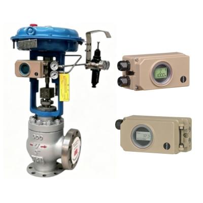 China Wuzhong AETS AEPS Quick Change Angle Type Control Valve with Samson 3730 Positioner for Petrochemical Power for sale