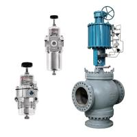 China Wuzhong 3 Way Diverting Mixing Valve ACT with Rotork YT Filter Regulator for Petrochemical Thermal Power for sale
