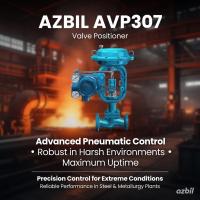 China Azbil AVP307 Digital Pneumatic Valve Positioner with HART Communication Microprocessor Control and IP66 Protection for sale