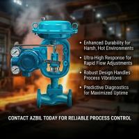 China Azbil AVP307 Digital Valve Positioner with HART Communication 4-20 mA DC Input and IP65 Enclosure for sale