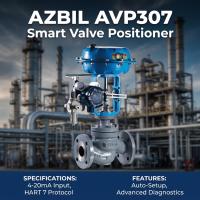 China Azbil AVP300 Smart Valve Positioner with HART6 Communication 4-20 mA DC Input Signal and ±1.0% F.S. Accuracy for Pneumatic Control Valves for sale