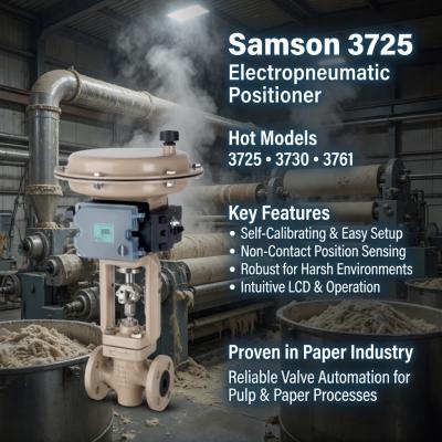 China Brand New Original Germany Samson 3725 Electropneumatic Valve Positioner Single-acting Samson 3725 3730-3 3731 for sale