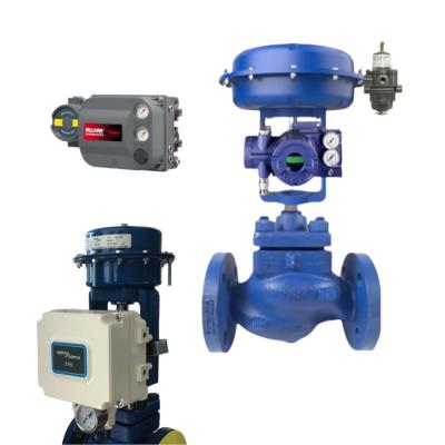 China Oil and Gas Industry Pneumatic Valve Positioner Fish-er DVC2000 DVC6200 and FOXBORO Controller and Spirax Sarco Valve KE73 and Actuator PN9223E for sale
