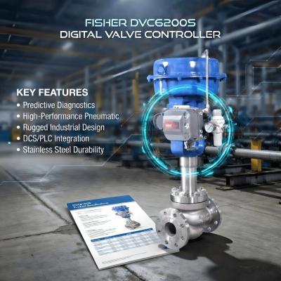China New ASCO 2 Way Industrial Solenoid Valve F-isher FIELDVUE DVC6200 Digital Valve Positioner Control Smart Valve Positioner HART for sale