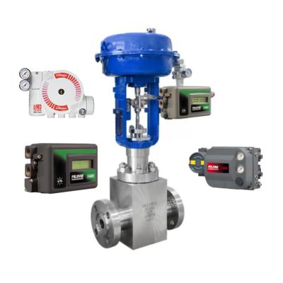 China Pneumatic Control Ball Valve Controller DVC6200 DVC2000 and ASCO Solenoid Valve and FLOWSERVE 3200MD 520MD 3800MD Valve Positioner for sale