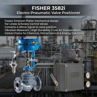 China F-isher 3582i Mechanical Electro Pneumatic Valve Positioner OEM Single Acting Control Valves for sale