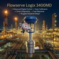 China Flowserve Logix 3400MD Smart Valve Positioner with HART Protocol IP66 Protection and ±0.5% Accuracy for sale