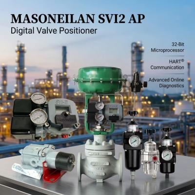 China Supplier Masoneilan 78-40 SVI2 AP Smart Digital Valve Positioner Tissin Air Filter Regulator OEM Control Valve Stock for sale