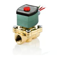 China ASCO 210 Series 2 Way Brass Solenoid Valve Pilot Operated Normally Closed Water Air Gas Fluid Control for sale