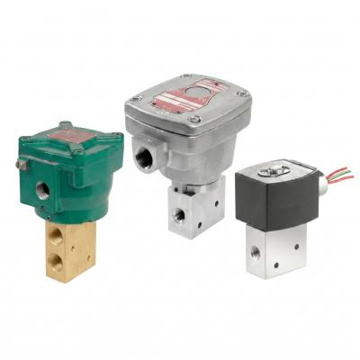 China ASCO 8327 Series 3 Way 2 Position Solenoid Valve Direct Acting High Flow Control Pneumatic Actuator for sale