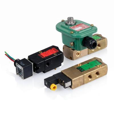 China ASCO 551 Series 5 2 Way Pneumatic Solenoid Spool Valve Rotary Actuator Control Industrial Automation Systems for sale