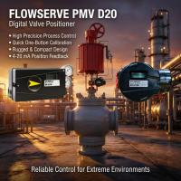 China Flowserve PMV D20 Digital Valve Positioner with HART Communication IP66/NEMA 4X Enclosure and 4-20 mA DC Input for sale