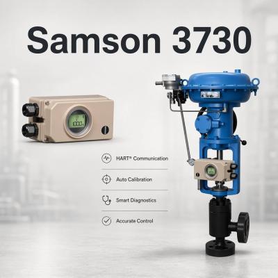 China Samson 3730 OEM Smart Valve Positioner HART Digital Pneumatic Actuator Controller Oil Gas Water Treatment System for sale