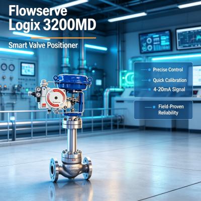 China High Quality Flowserve Logix 3200MD Digital Valve Positioner HART Smart Control with ASCO Solenoid Valve for sale
