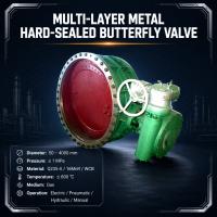 China JIANGSU SHENTONG Industrial Pneumatic Gas Butterfly Valve Blast Furnace Coke Oven Gas Pipeline Butterfly Valve for sale