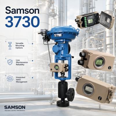 China Samson 3730 Smart Valve Positioner HART Digital Pneumatic Actuator Controller Steel Ball/Globe Oil Gas Water Treatment System for sale