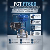 China FCT FT600 Electro Pneumatic HART Valve Controller Control Valve Single Acting Valve Positioner with Fi-sher Filter Regulator for sale