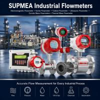 China Supmea IP67 IP68 Magnetic Electromagnetic Flow Meter Industrial Process Instrument Ultrasonic Coriolis Thermal Mass Flowmeter for sale