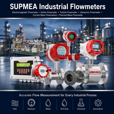 China Supmea IP67 IP68 Magnetic Electromagnetic Flow Meter Industrial Process Instrument Ultrasonic Coriolis Thermal Mass Flowmeter for sale
