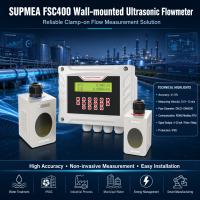 China Supmea FSC400 Ultrasonic Flow Meter Non Invasive Clamp On Water Flow Meter Industrial Flow Meter for sale