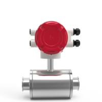 China Supmea LDG-SUP LDG-SUP-A100 Food Grade Electromagnetic Flowmeter Beverage Dairy Magnetic Flow Meter for sale