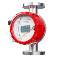 China Supmea LZ-SUP HART 4-20mA LCD Local Indicator Industrial Flowmeter Metal Tube Variable Area Flow Meter for sale