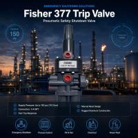 China Fi-sher 377 Pneumatic Pressure Trip Valve Control Valve Safety Device Valve Trip Valve for sale