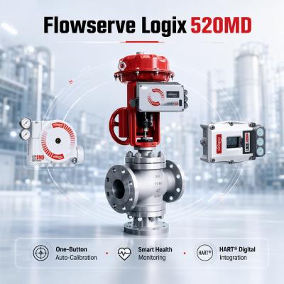 China Flowserve Logix 520MD Plus Digital HART Positioner 4 20mA Control Valve Actuator Oil Gas Chemical Power for sale