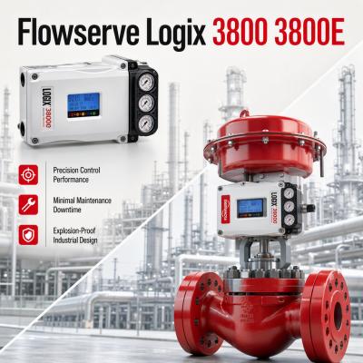 China Brand New Flowserve Logix 3800 3800E Digital Valve Positioner Reliable Control Valve Parts in Stock for sale