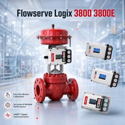 China Flowserve Logix 3800 3800E Smart Digital Valve Positioner HART Protocol for Pneumatic Control Valves for sale