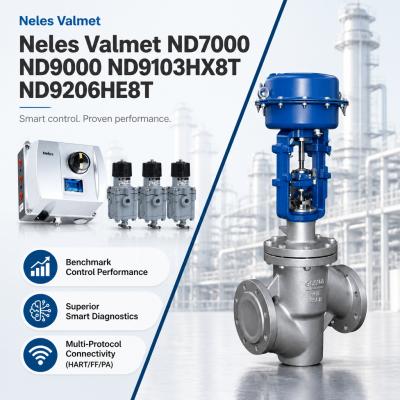 China Original Neles Valmet ND7000 ND9000 ND9103HX8T ND9206HE8T Smart Pneumatic Digital Valve Positioner Controller for Petrochemical Oil Gas Industry for sale