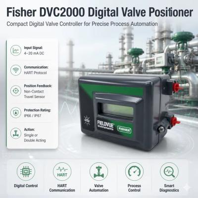 China Fieldvue HC DVC2000 Single Acting Feedback Low Pressure Digital Valve Positioner for sale