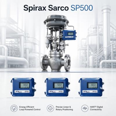 China Spirax Sarco SP500 Digital Valve Positioner For Steam Boiler System, Supporting Chongqing Chuanyi Control Valve for sale