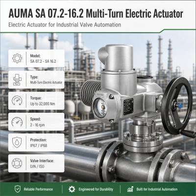 China AUMA SA Multi Turn Electric Actuator Motor Operated Valve Actuator Industrial Valve Actuator Gate Valve Automation for sale