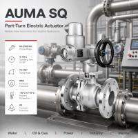 China AUMA SQ Electric Rotary Actuator Part Turn Valve Actuator Ball Valve Automation Industrial Electric Actuator for sale