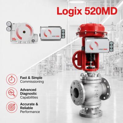 China Flowserve Logix 520MD Plus Digital HART Positioner 4 20mA Control Valve Actuator Oil Gas Chemical Power for sale