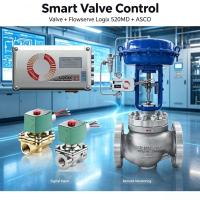 China Flowserve Logix 520MD Smart Digital Positioner with ASCO Solenoid Valve HART Pneumatic Control for sale