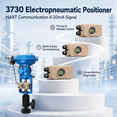China 3730 smart electro pneumatic positioner HART 4 20mA auto calibration control valve diagnostics for sale