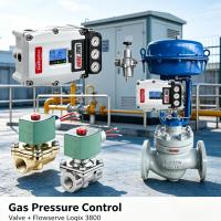 China Flowserve Logix 3800 Digital Positioner with ASCO Solenoid Valve Precision Control Package for sale