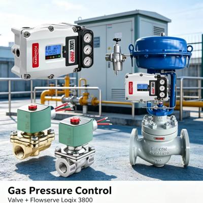 China Flowserve Logix 3800 Digital Positioner with ASCO Solenoid Valve Precision Control Package for sale